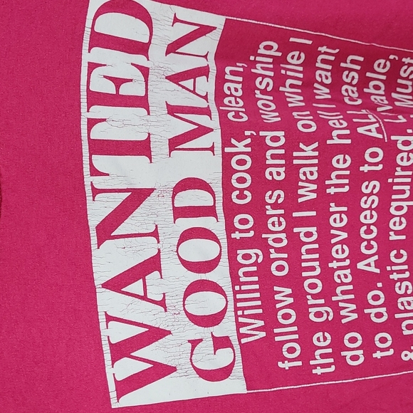 Jerzees | Tops | Vintage Wanted Good Man Solicitation For Husband Comic ...